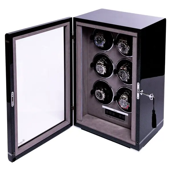 RAPPORT LONDON Formula Six Watch Winder - Carbon Fibre