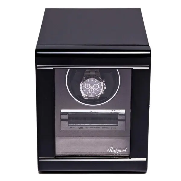 RAPPORT LONDON Formula Single Watch Winder - Black