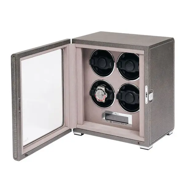 RAPPORT LONDON Quantum Quad Watch Winder - Silver