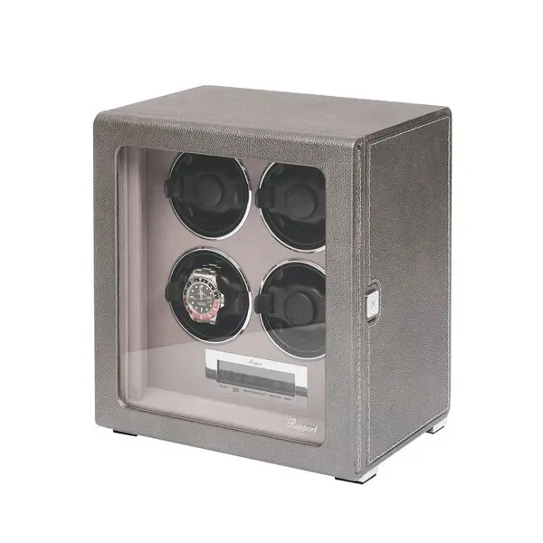 RAPPORT LONDON Quantum Quad Watch Winder - Silver