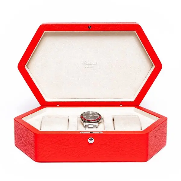 RAPPORT LONDON Portobello Watch Box - Red