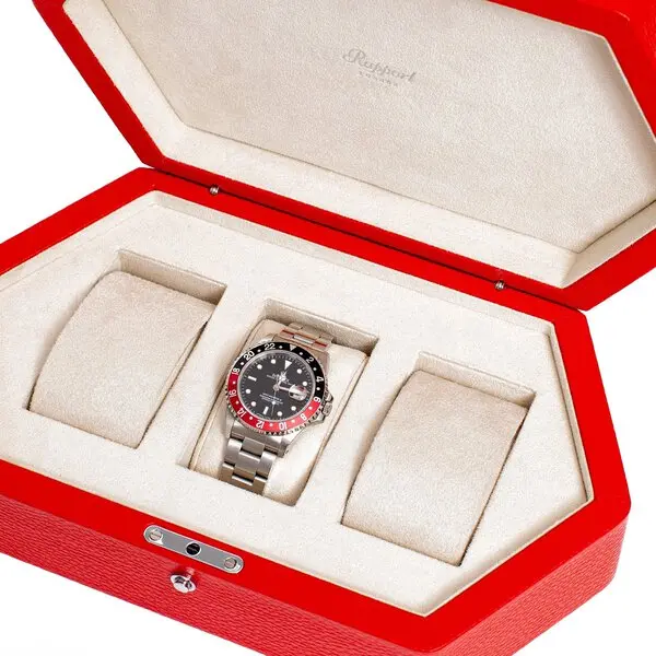 RAPPORT LONDON Portobello Watch Box - Red