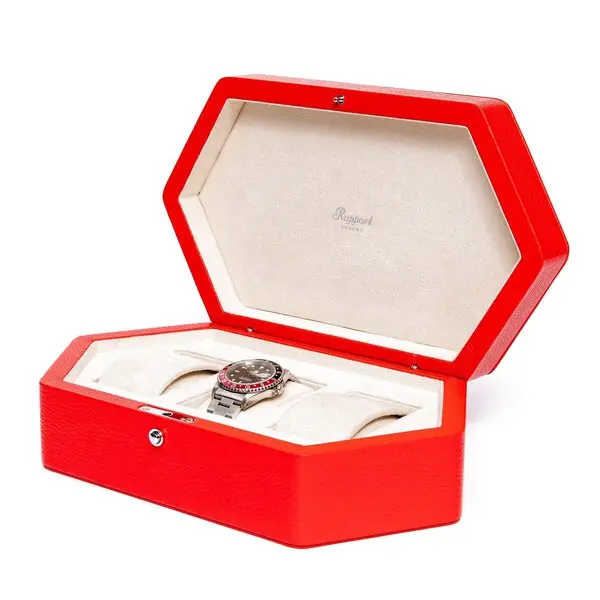 RAPPORT LONDON Portobello Watch Box - Red
