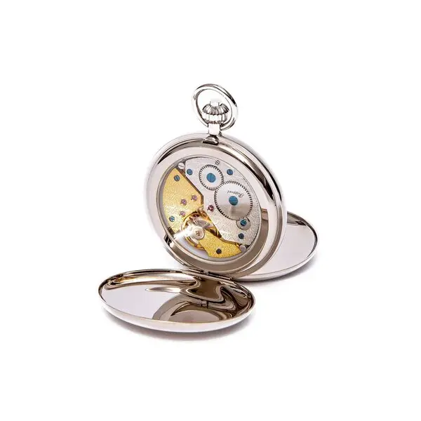 RAPPORT LONDON Mechanical Double Hunter Pocket Watch