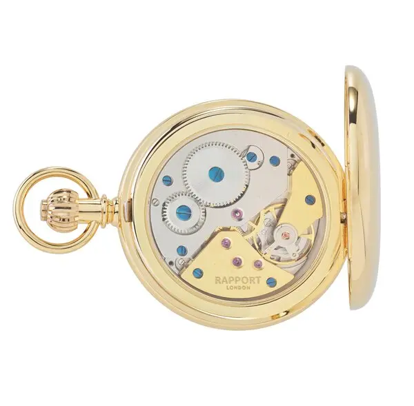 RAPPORT LONDON Mechanical Double Hunter Pocket Watch