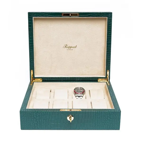 RAPPORT LONDON Brompton Eight Watch Box - Green