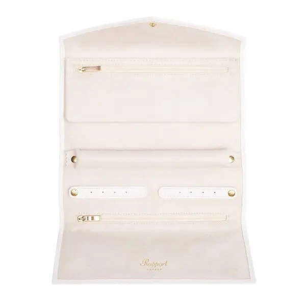 RAPPORT LONDON Jewellery Roll In Grained Leather