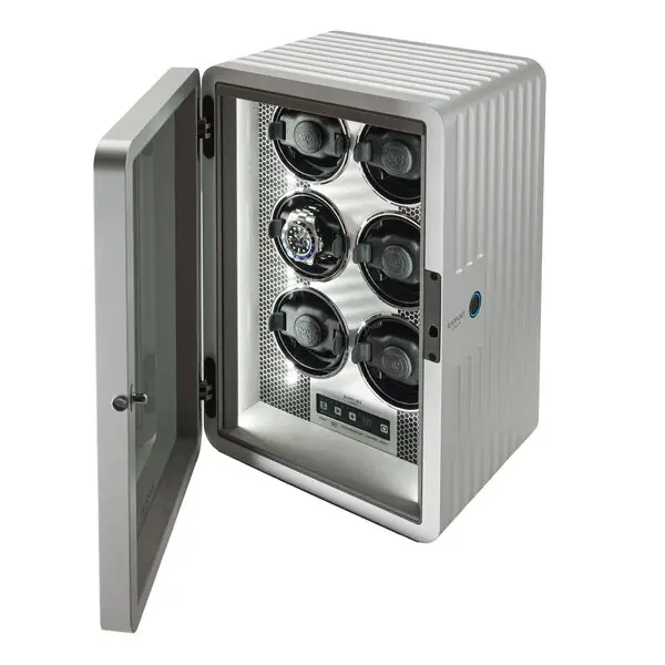 RAPPORT LONDON Neo Six Watch Winder - Silver