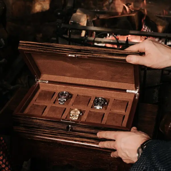 RAPPORT LONDON Heritage Ten Watch Box