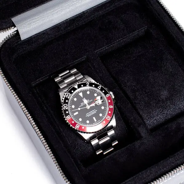 RAPPORT LONDON Hyde Park Two Watch Zip Case