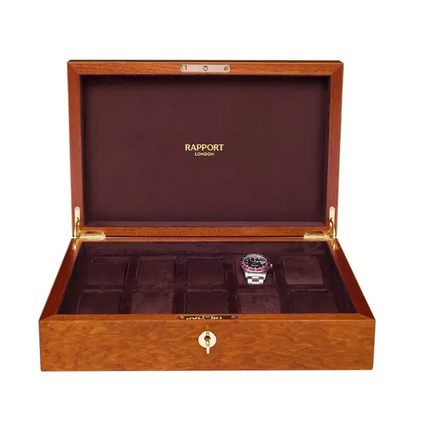 RAPPORT LONDON Heritage Ten Watch Box