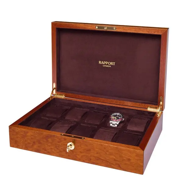 RAPPORT LONDON Heritage Ten Watch Box