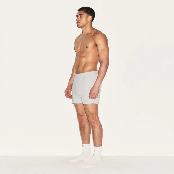 SKIMS Knit Boxer 3 Pack | Black | | Cotton