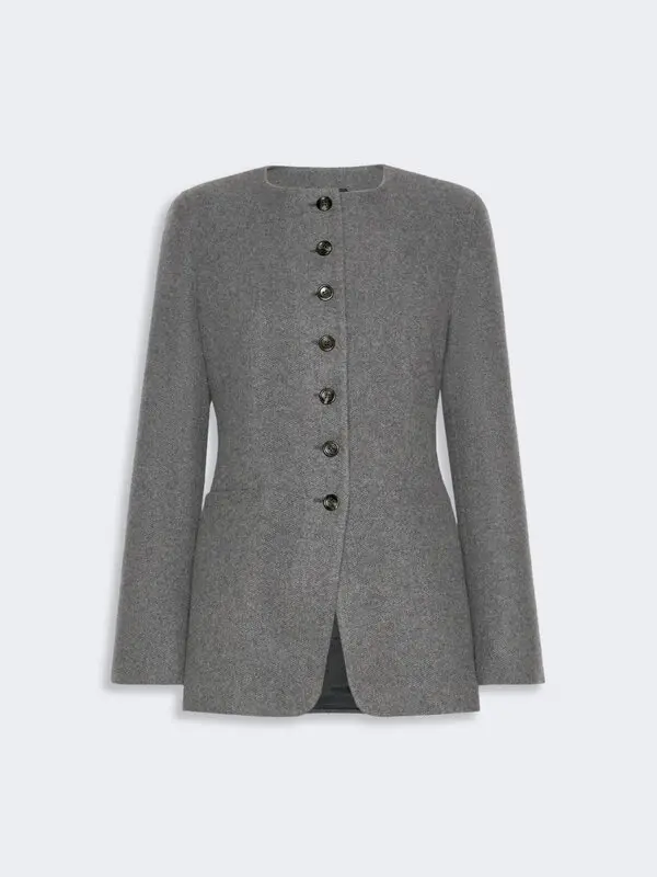 Max Mara Cashmere Crew-neck Jacket