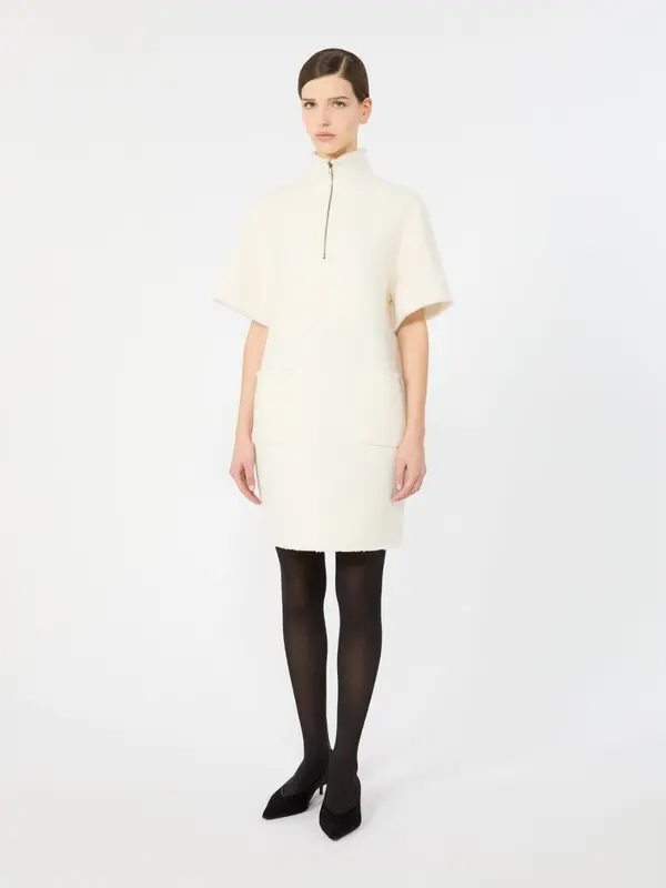 Max Mara Wool Jersey Sweatshirt Dress