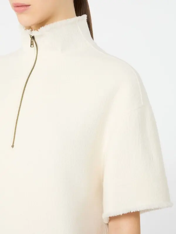 Max Mara Wool Jersey Sweatshirt Dress