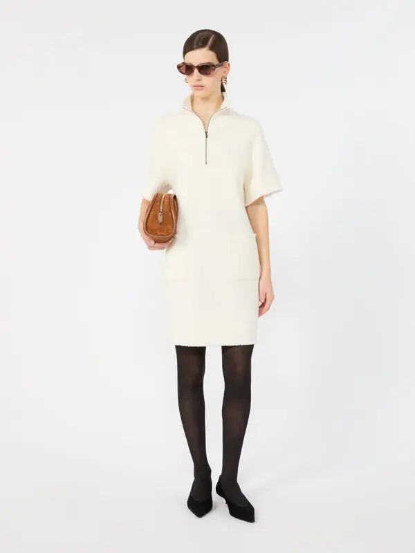Max Mara Wool Jersey Sweatshirt Dress