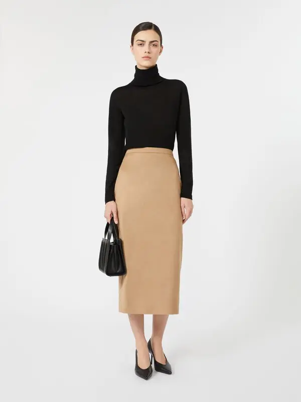 Max Mara Wool Yarn Polo-neck Sweater