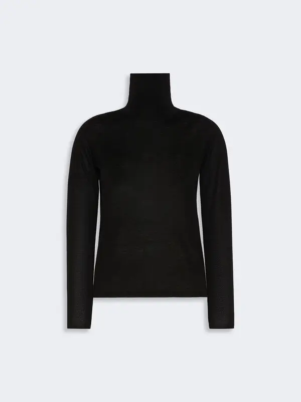 Max Mara Wool Yarn Polo-neck Sweater