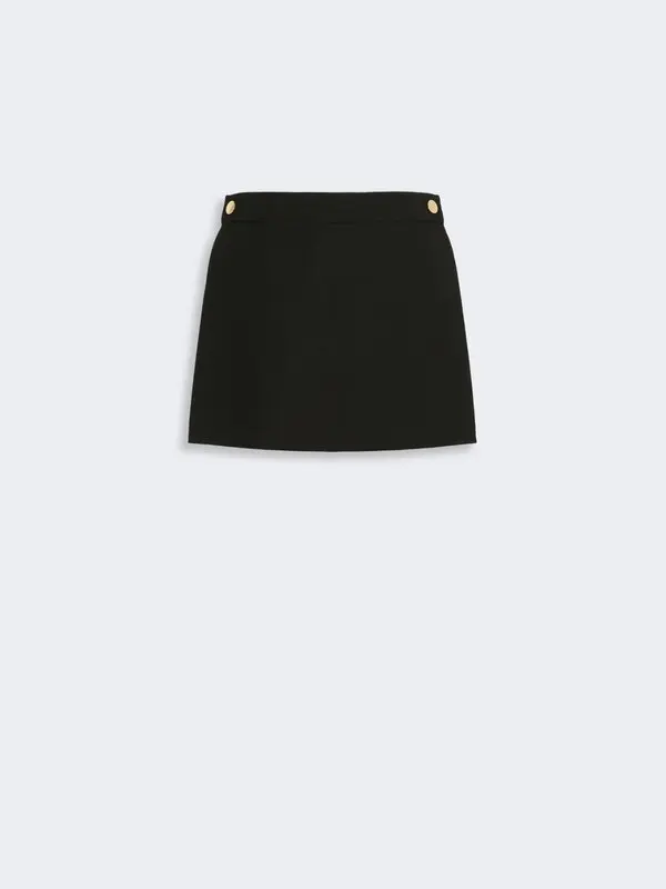Max Mara Stretch Viscose Shorts With Panel Detail