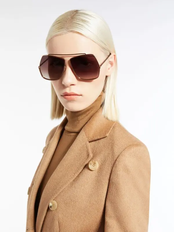 Max Mara Geometric Sunglasses
