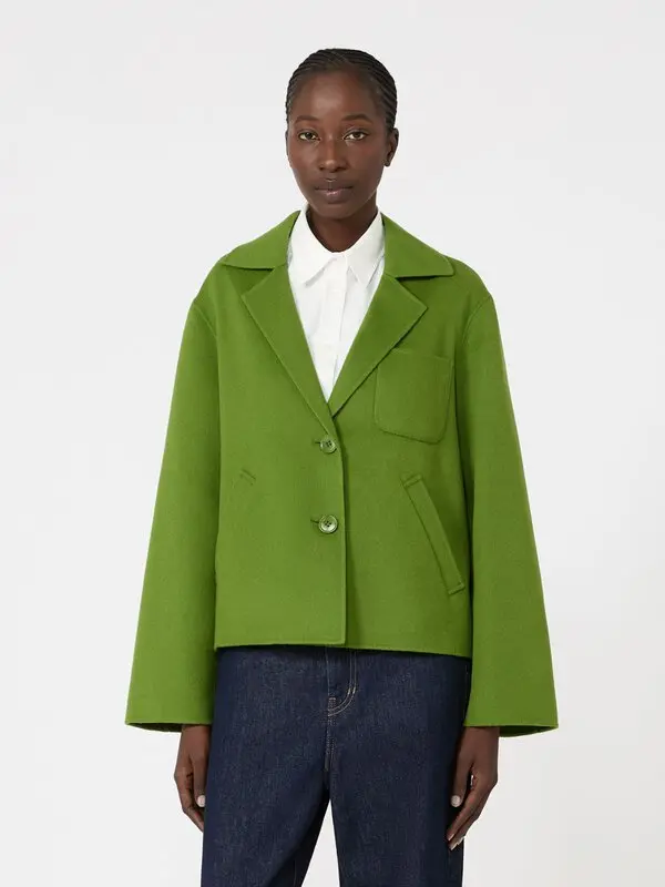 Max Mara Double Wool Cropped Jacket