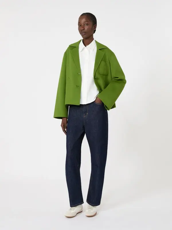 Max Mara Double Wool Cropped Jacket