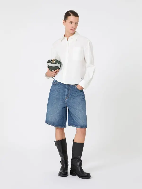 Max Mara Cotton Poplin Shirt