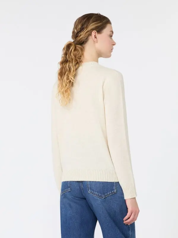 Max Mara Alpaca And Wool-blend Yarn Sweater