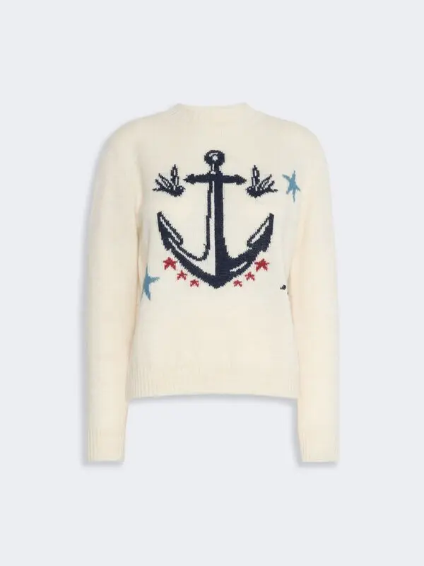 Max Mara Alpaca And Wool-blend Yarn Sweater