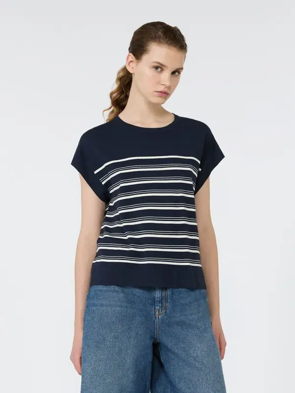 Max Mara Short-sleeved Viscose Sweater