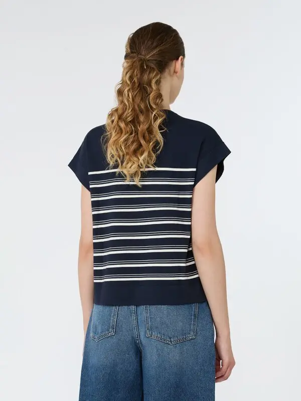 Max Mara Short-sleeved Viscose Sweater
