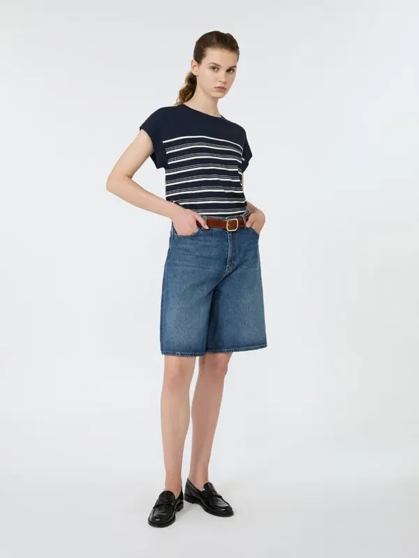 Max Mara Short-sleeved Viscose Sweater