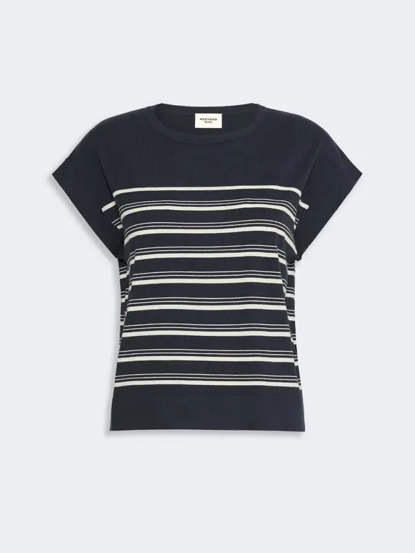 Max Mara Short-sleeved Viscose Sweater