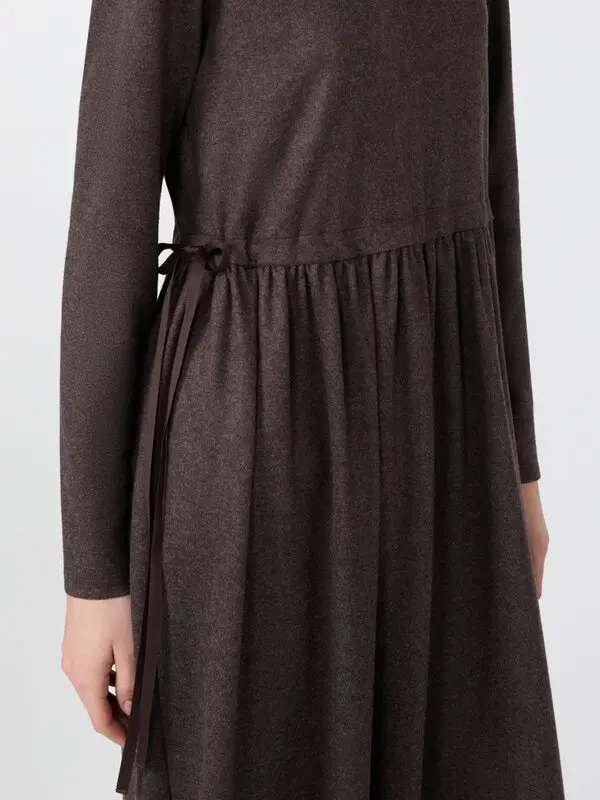 Max Mara Jacquard Jersey Long Dress