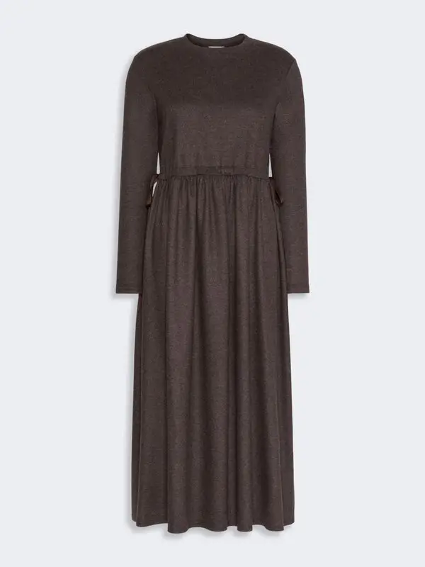 Max Mara Jacquard Jersey Long Dress