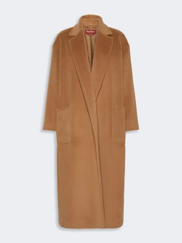 Max Mara Long Wool Beaver Cloth Coat