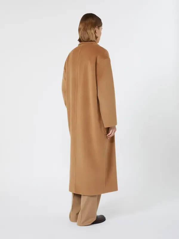 Max Mara Long Wool Beaver Cloth Coat
