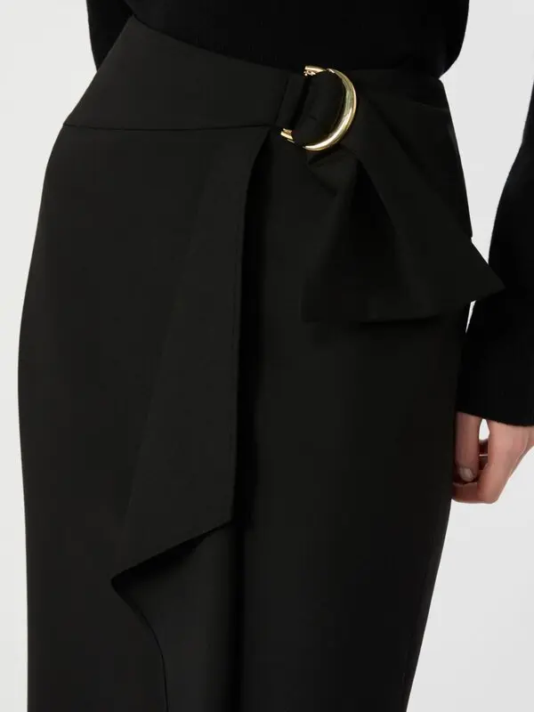 Max Mara Stretch Wool Twill Skirt