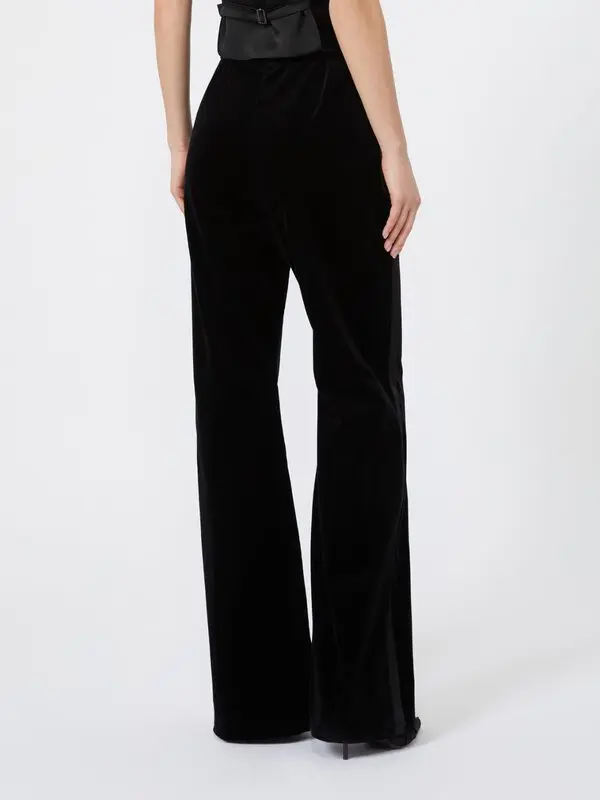 Max Mara Velvet Tuxedo Trousers