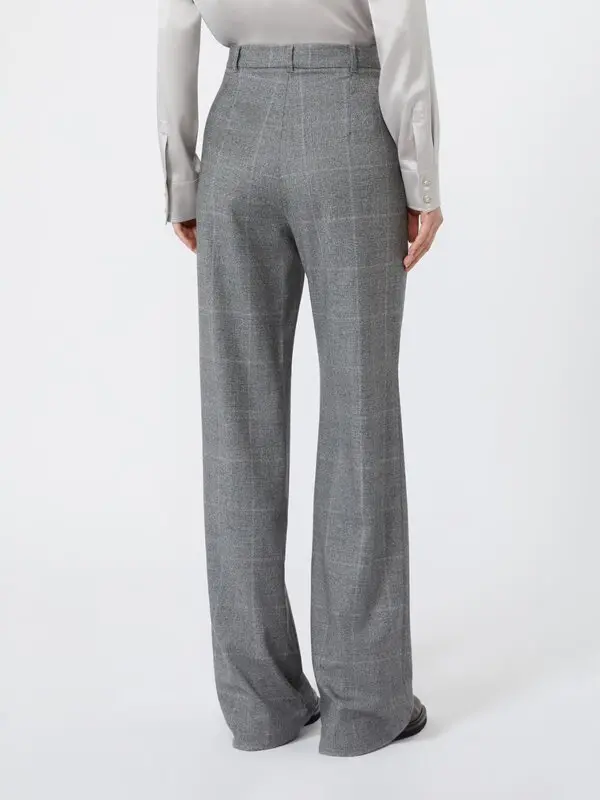 Max Mara Straight-fit Wool Flannel Trousers