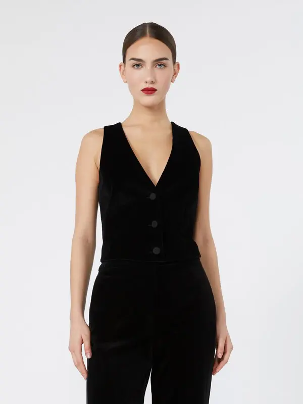 Max Mara Smooth Velvet Gilet
