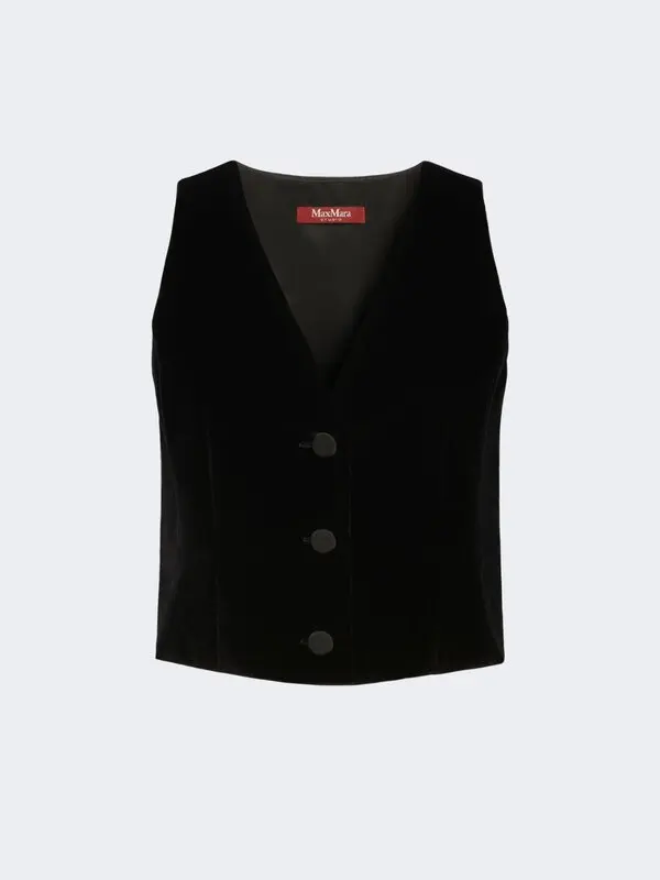 Max Mara Smooth Velvet Gilet