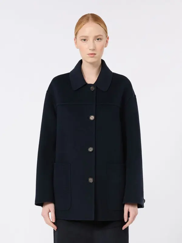 Max Mara Wool Drap Short Coat