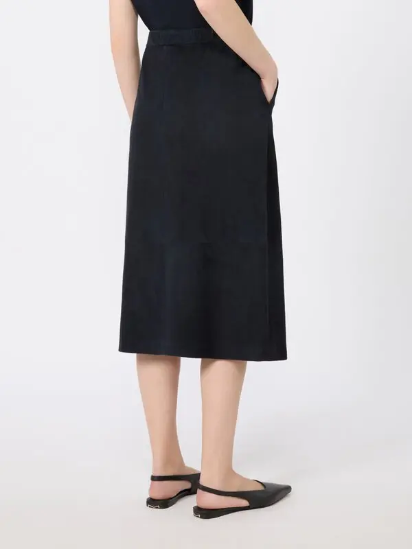 Max Mara Suede Midi Skirt