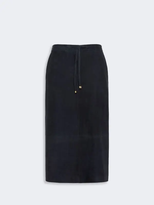 Max Mara Suede Midi Skirt