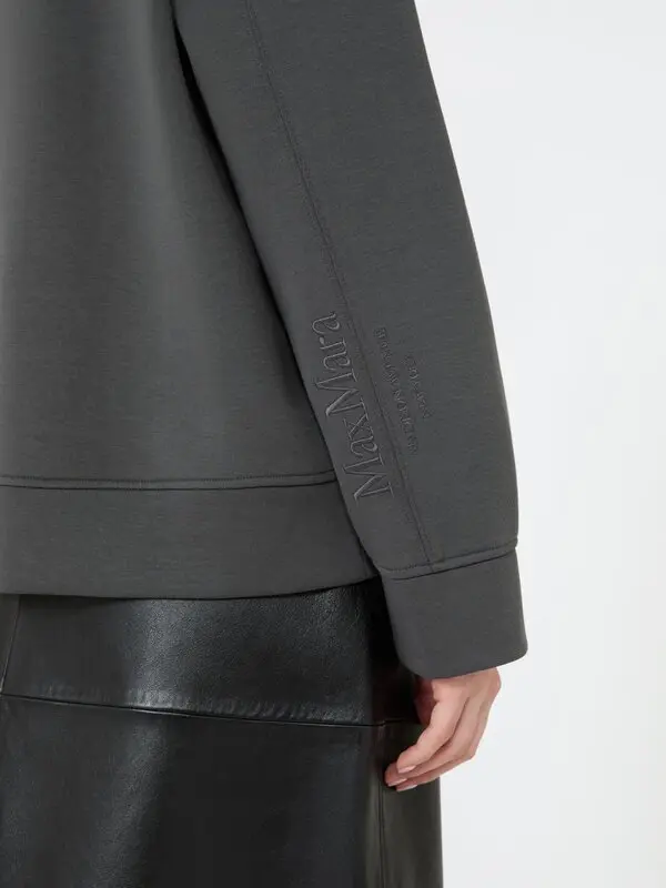 Max Mara Technical Jersey Hooded Sweatshirt