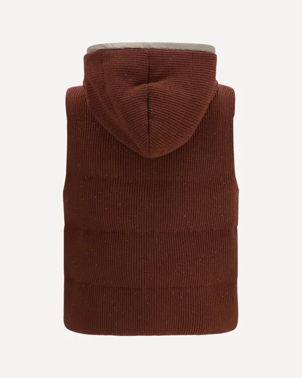 Brunello Cucinelli Hooded Down Vest