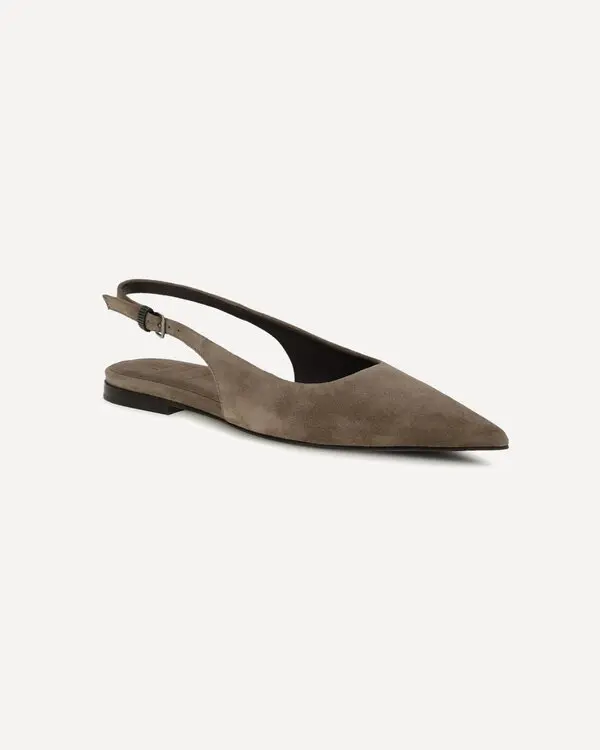 Brunello Cucinelli Suede Ballerinas