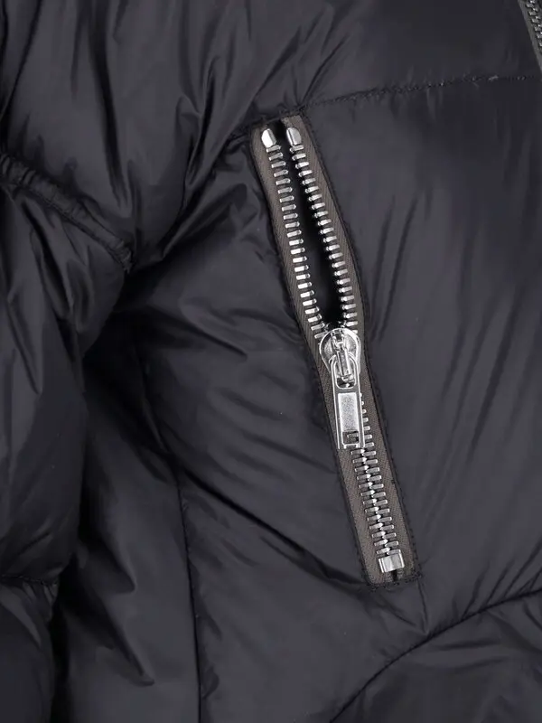 Herno High Neck Zip Up Padded Jacket